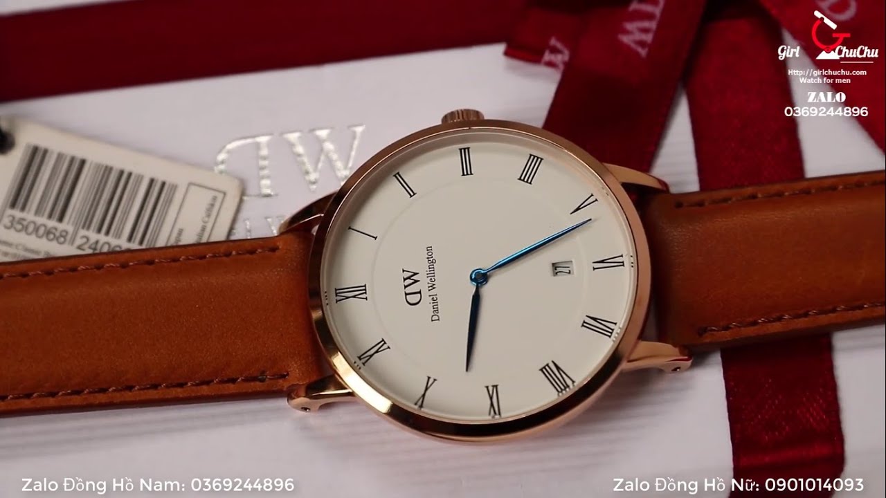 015 - Review Mẫu Đồng Hồ Dw Dapper Lịch Ngày Kim Xanh Máy Siêu Mỏng - Girlchuchu - Quà Tặng ...