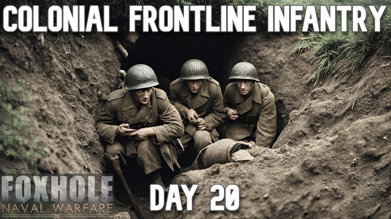 Foxhole War 114 | Day 20 | Colonial Frontline Infantry - YouTube