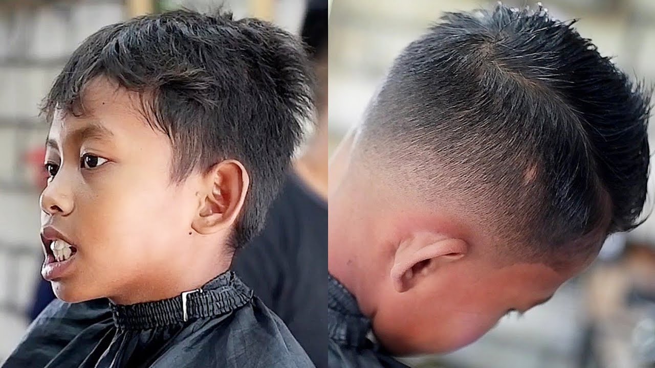 TUTORIAL BIKIN RAMBUT BOCIL KEREN - YouTube