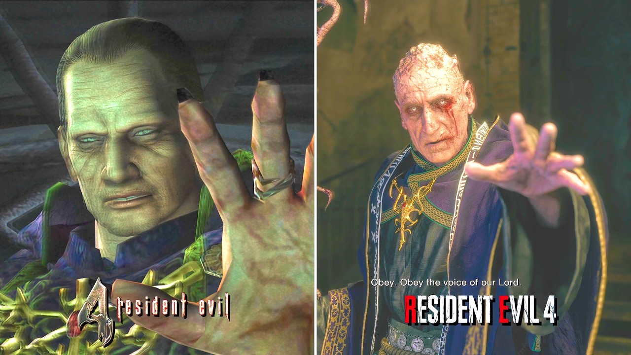 RE4 Original vs Remake: Which Saddler Mind Control Scene is More ...