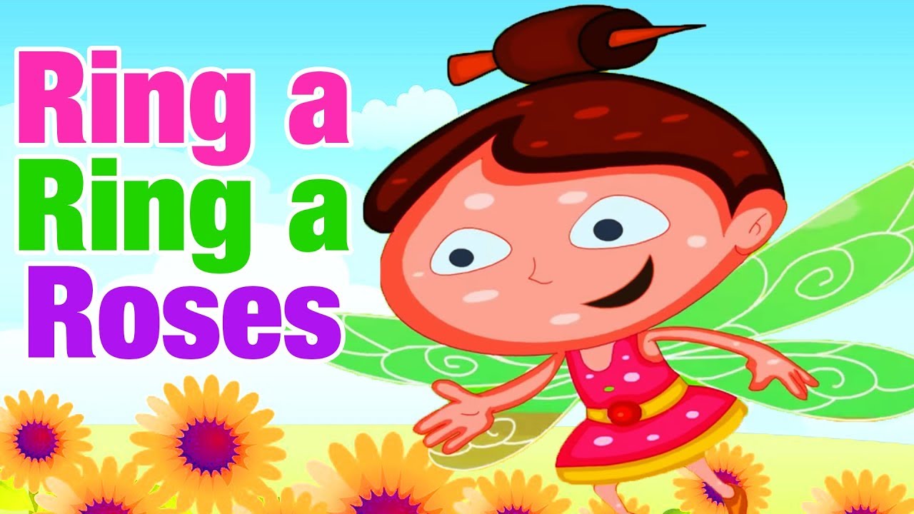 Ring a Ring a Roses Nursery Rhymes | Kids Songs | Preschool Learning ...