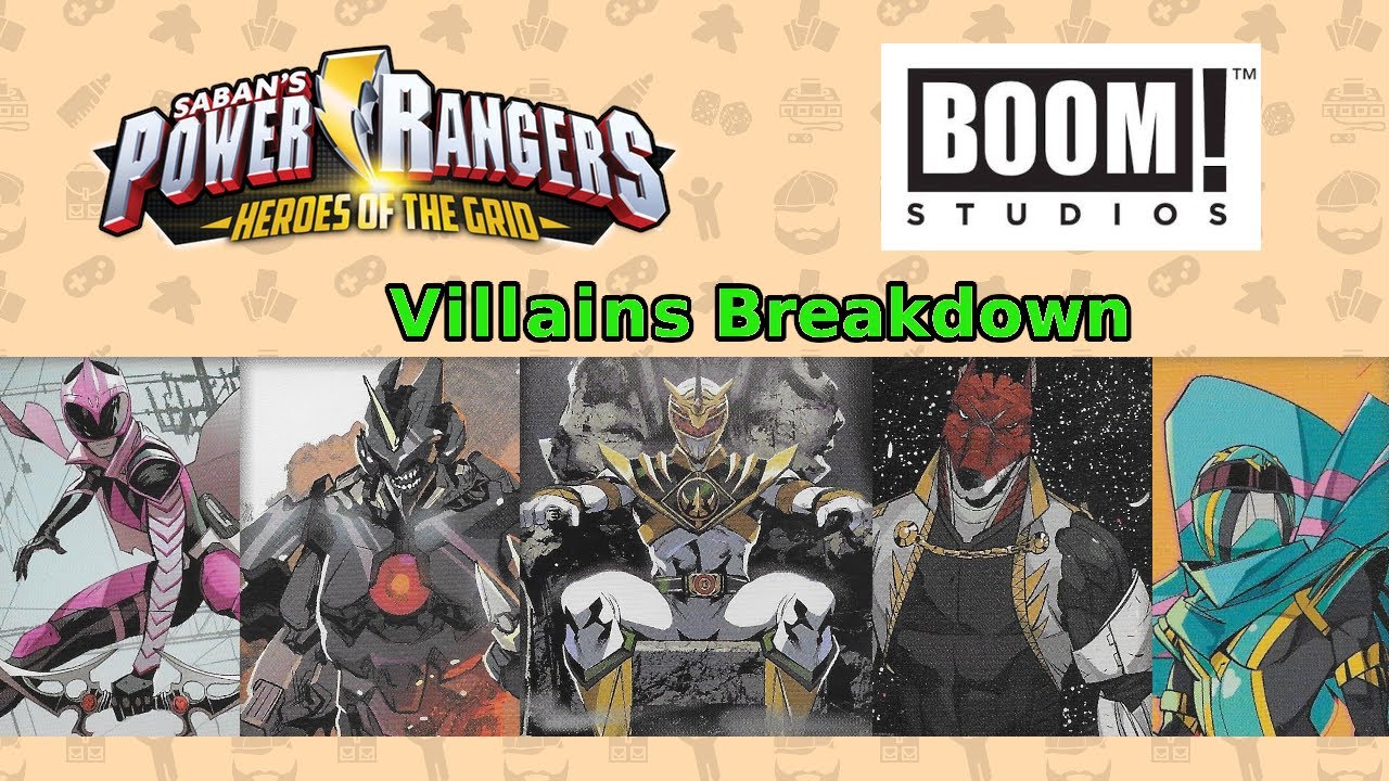 Boom Comics – Power Rangers: Heroes of the Grid Villains Breakdown ...