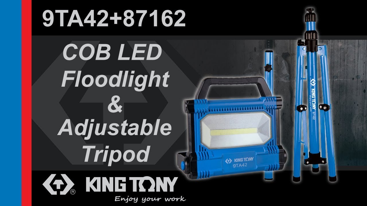 KING TONY - 9TA42+87162 - 3000 Lumen Wired COB LED Site Light ...