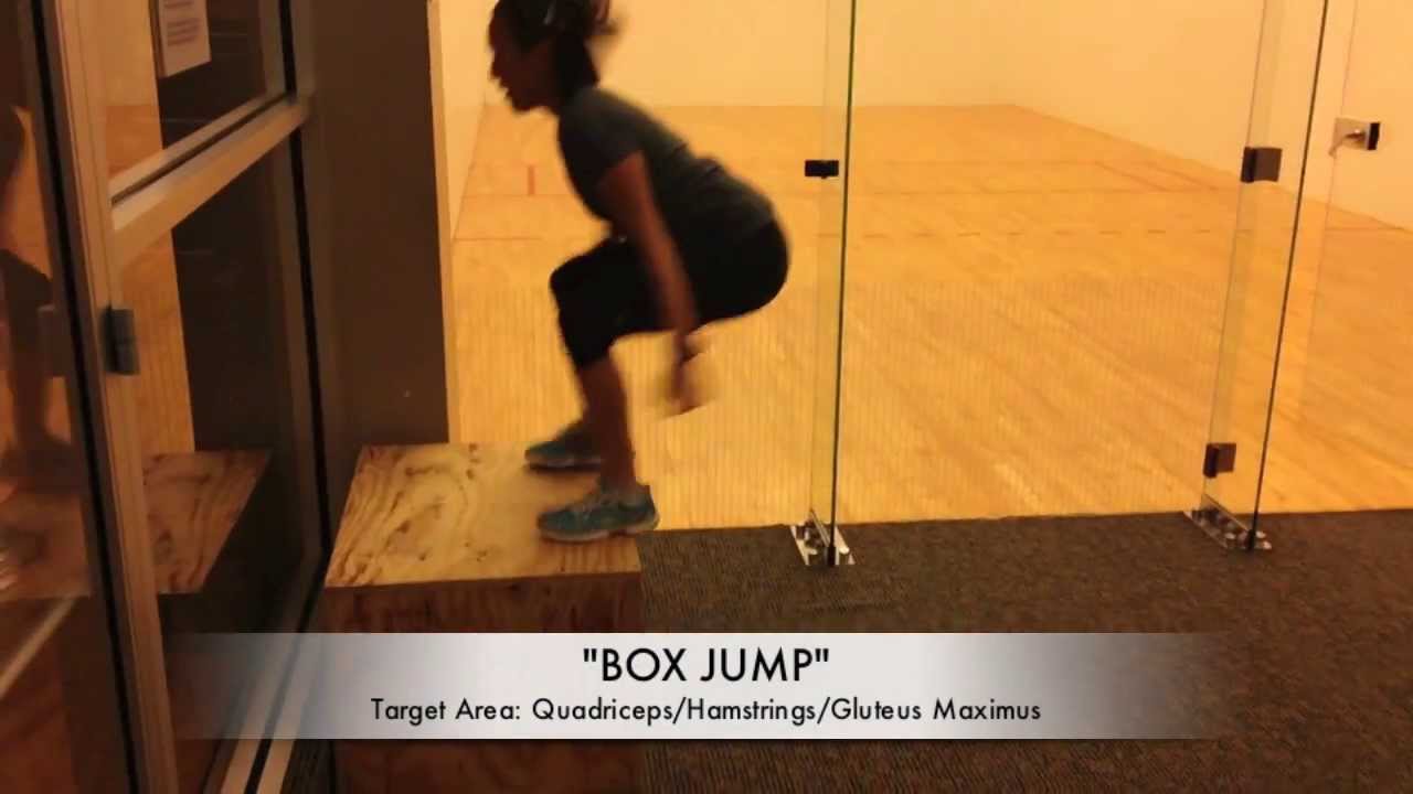 Circuit Training-Box Jump/Squat Press/Push Ups - YouTube