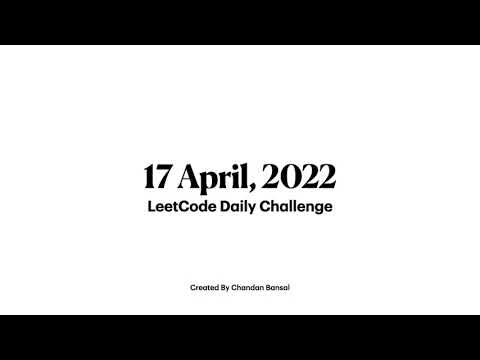 LeetCode Daily Challenge for 17 April, 2022 || Increasing Order Search Tree - YouTube