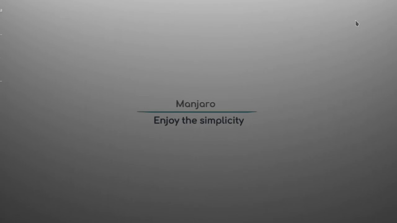 Минимальные настройки Manjaro после установки. (Minimal Manjaro ...