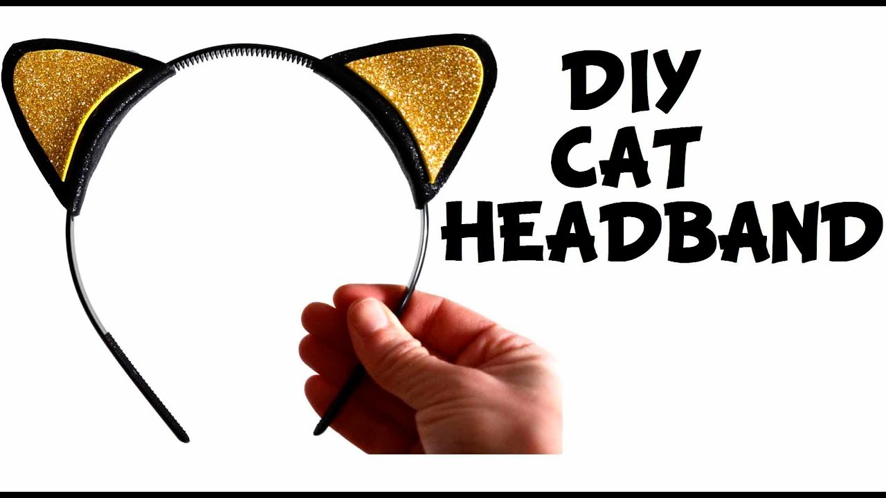 DIY: Cat Headband / Halloween or Carnival - YouTube