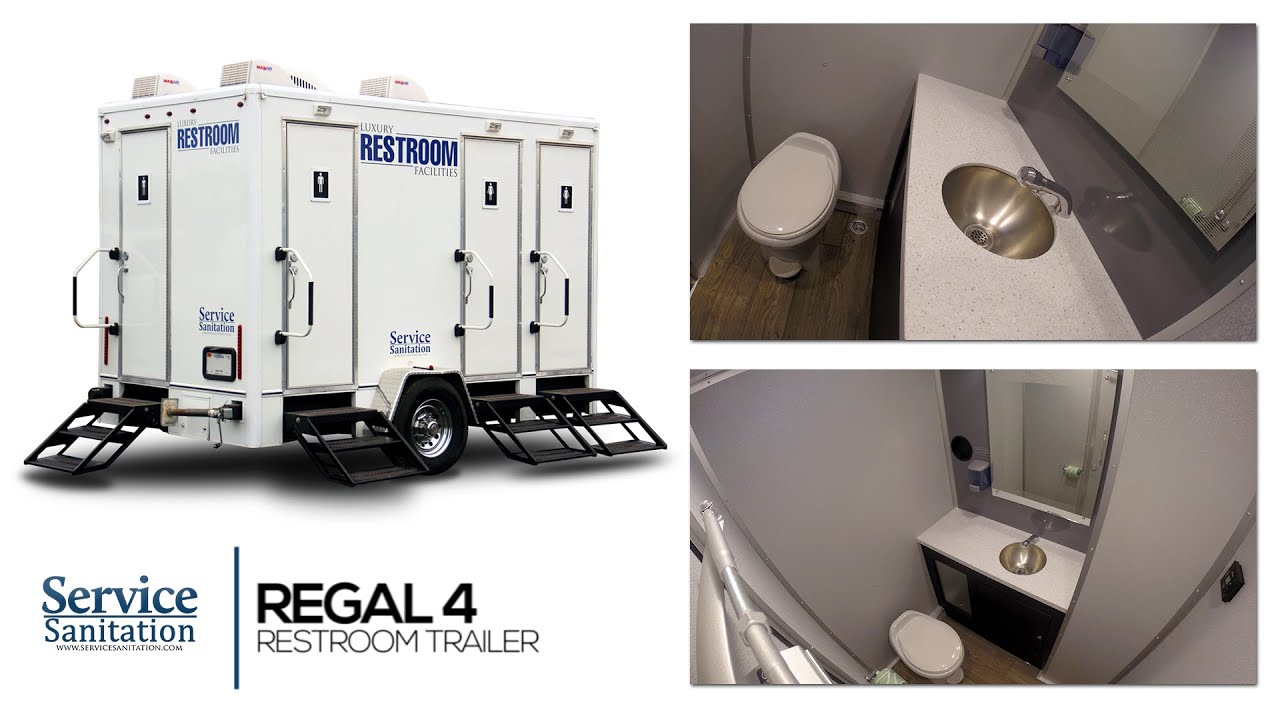 Regal 4 Restroom Trailer (Urban Interior) - YouTube