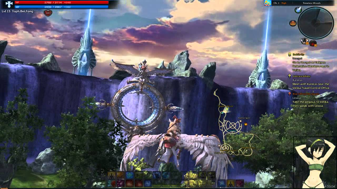 TERA - Vuelo a Velika - YouTube