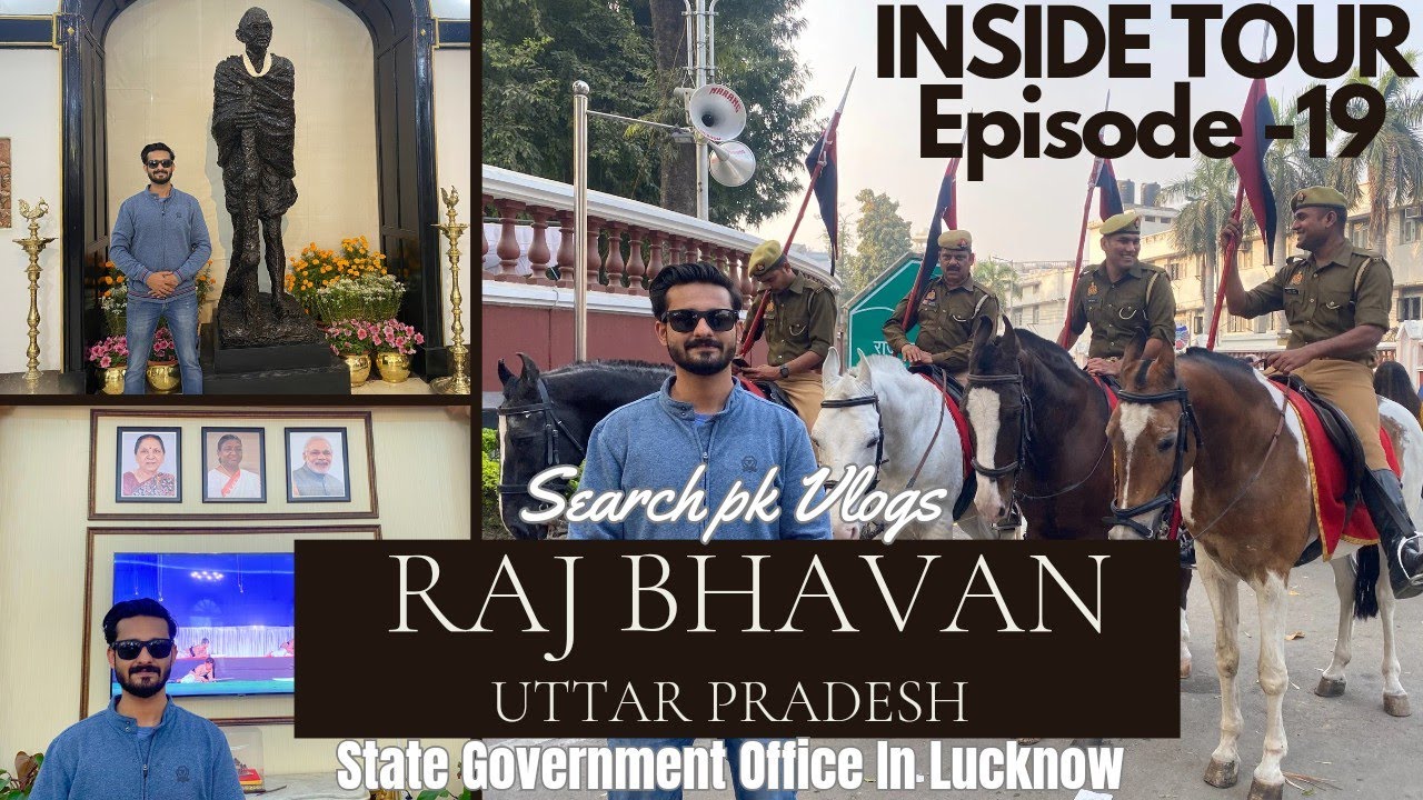RAJ BHAVAN Uttar Pradesh-2023 Inside tour| Governor house| Lucknow,UP ...