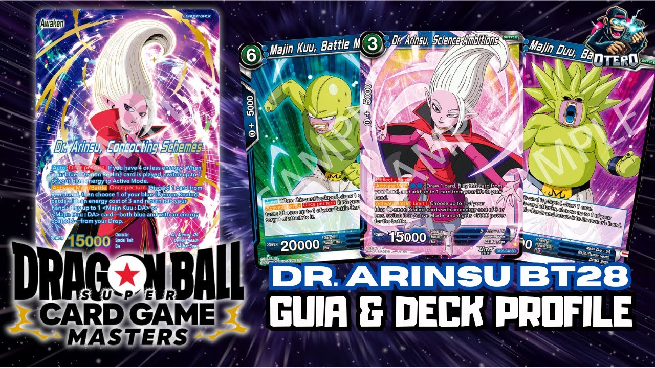DR. ARINSU BT28 GUIA & DECK PROFILE - Dragon Ball Super Card Game ...