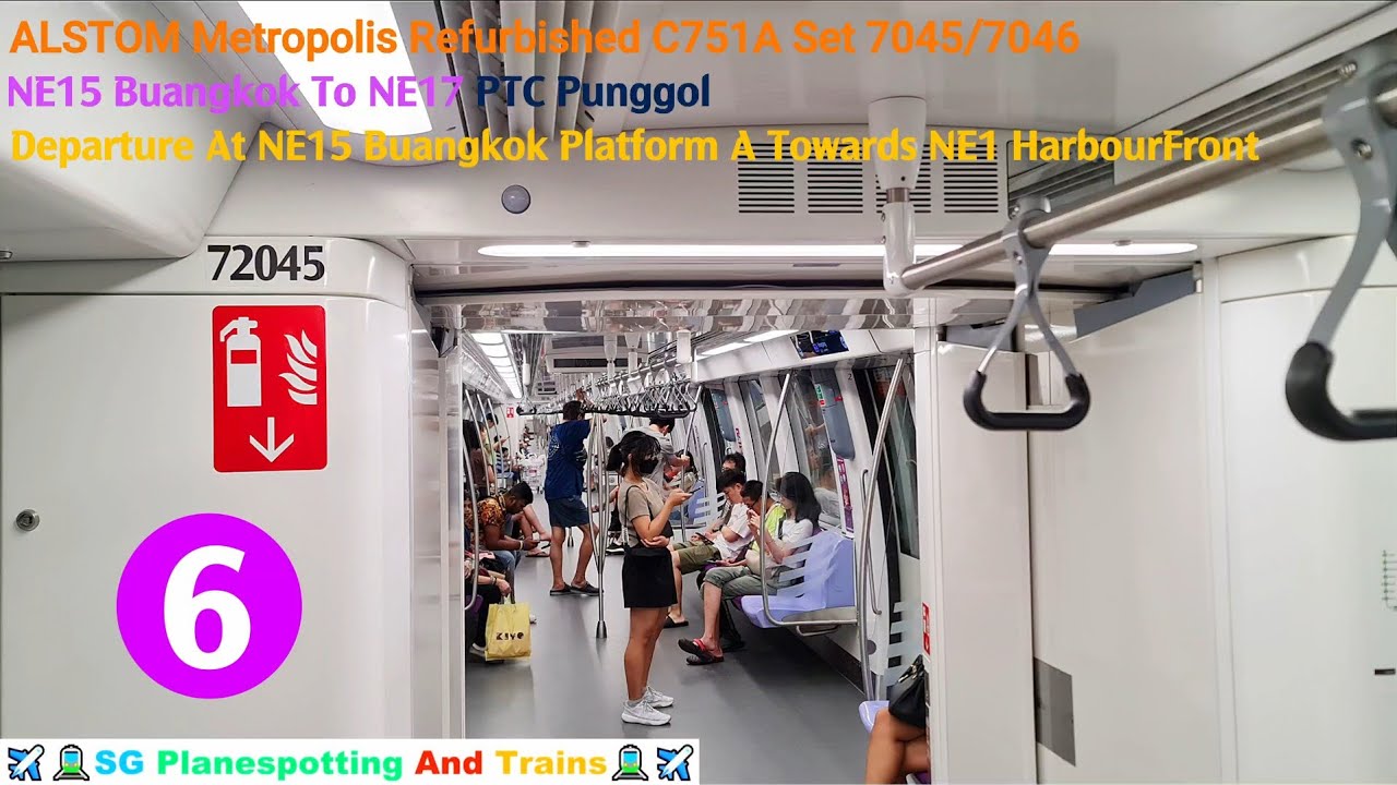 [Day 3 Weekdays AM Debut] SBST NEL ALSTOM Metropolis C751A Refurbished ...