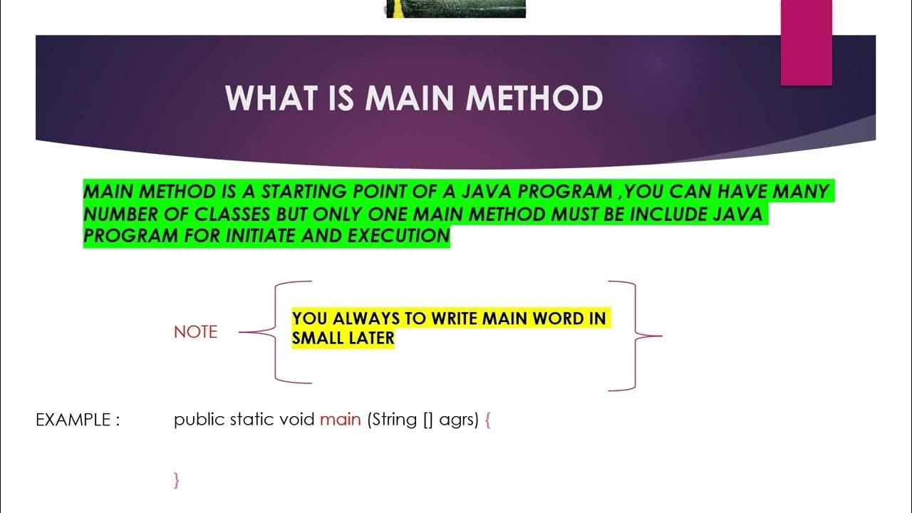 SIMPLE JAVA PROGRAM - YouTube