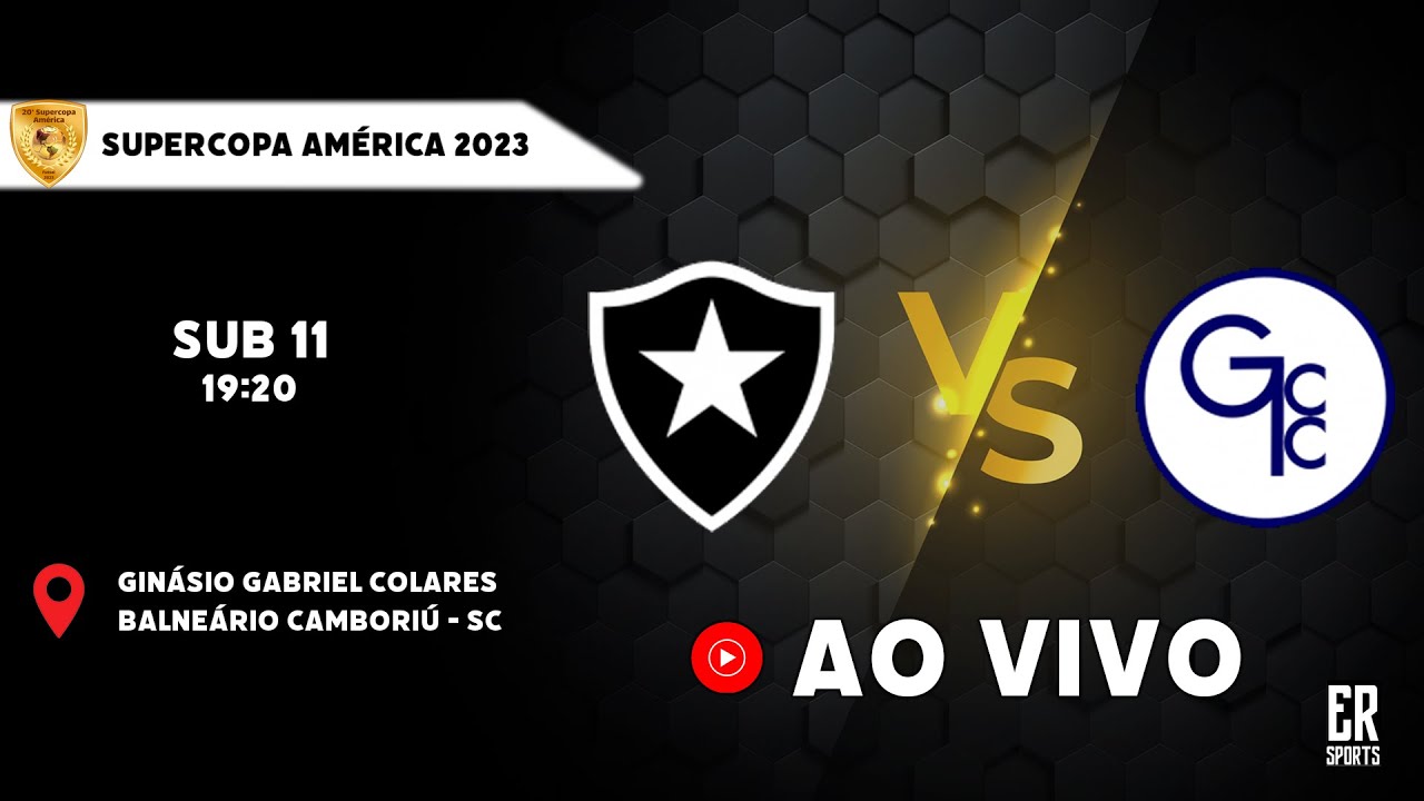 Ao vivo Supercopa 2023 Botafogo x Grajaú Country Club - SUB 11 | 28/07 ...