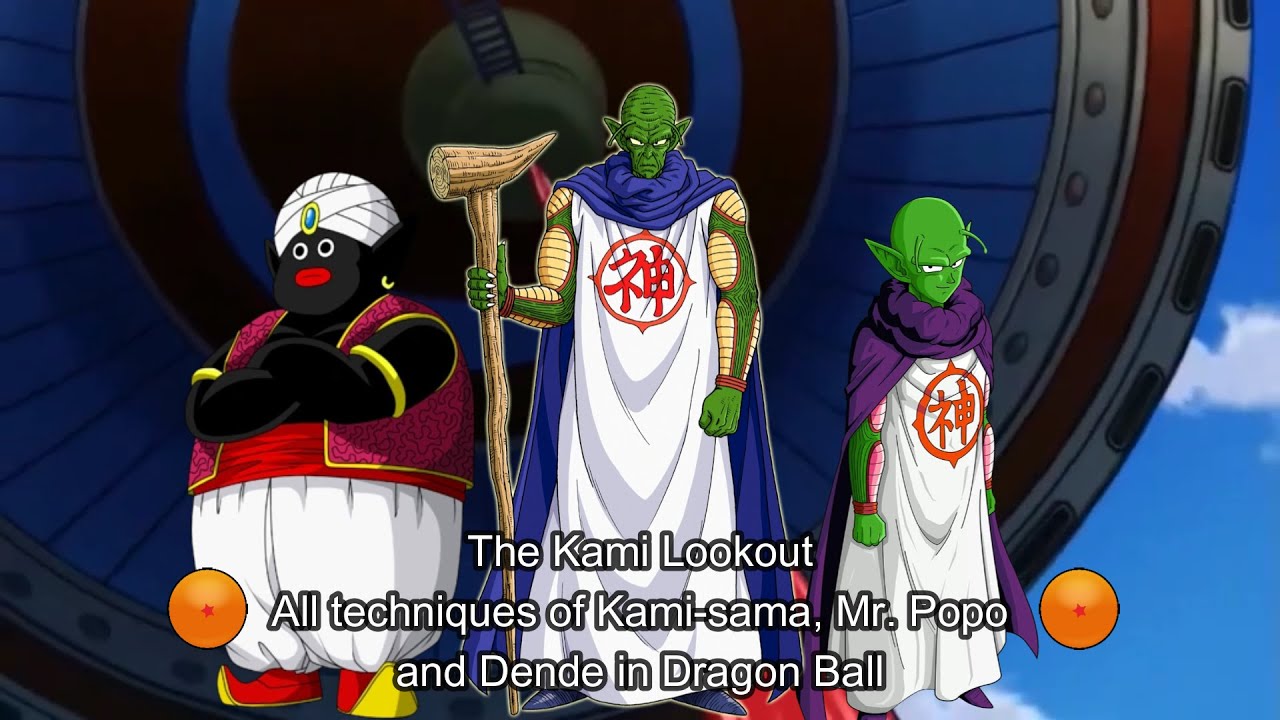 Kami-sama / Mr. Popo / Dende - All techniques in Dragon Ball anime ...