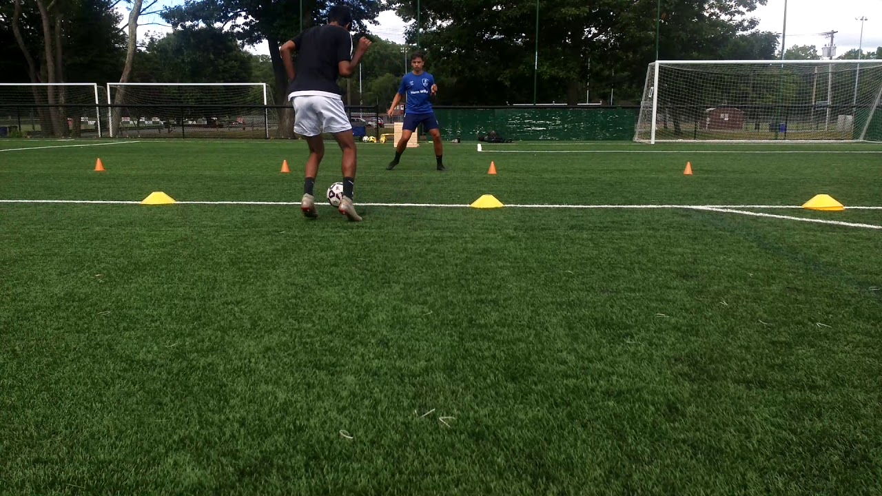 Farmington Soccer- Lateral Partner Passing Gates - YouTube