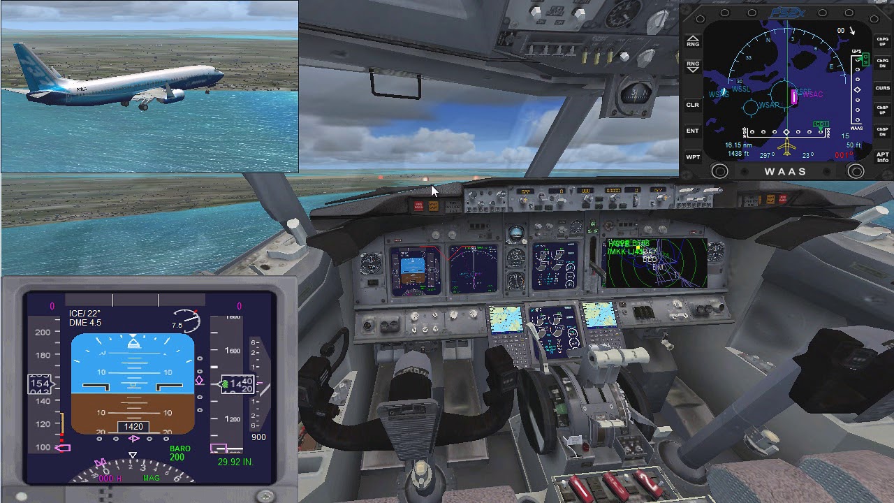 FSX - Singapore - Changi - WSSS - RWY 2C - Boeing 737-800 - YouTube