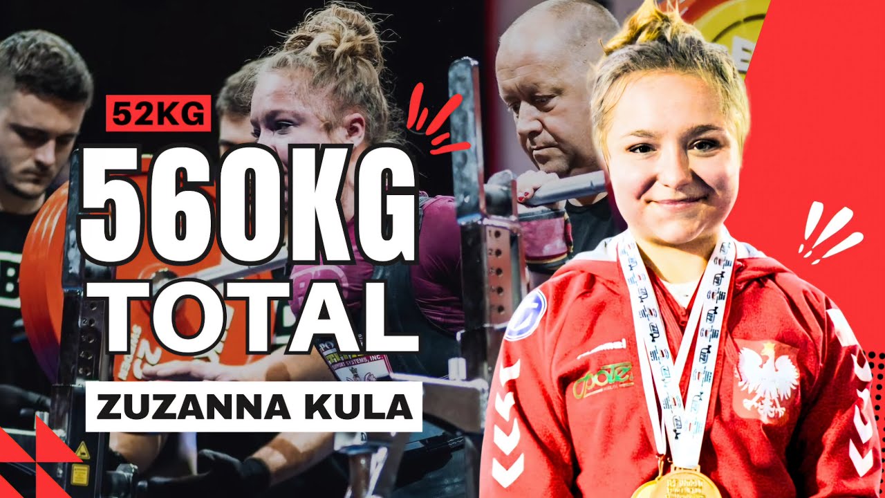 Zuzanna Kula | 1st Place 560Kg Total 52Kg | IPF World Powerlifting ...