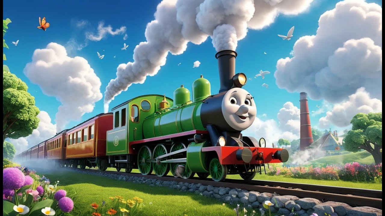 The Train on the Track Goes Choo Choo | Fun Train Song for Kids ...