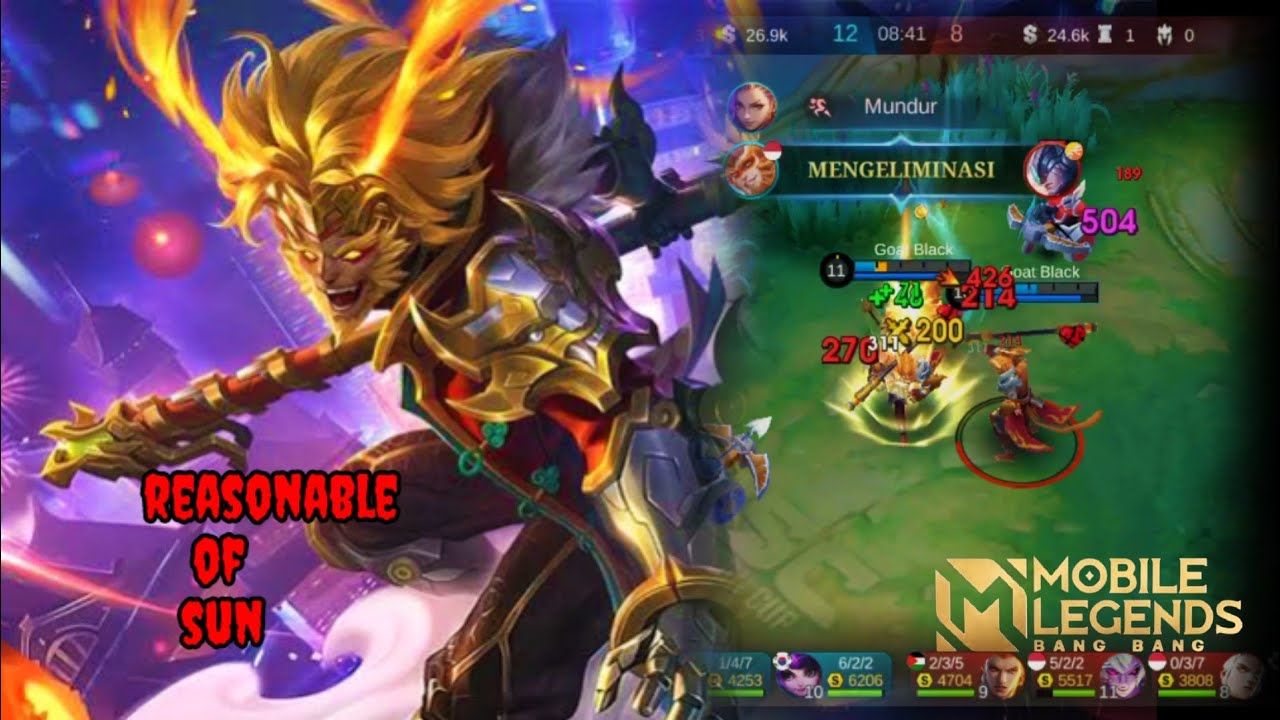 MLBB | SUN GAMEPLAY || REASONABLE IN EXP LANE - YouTube