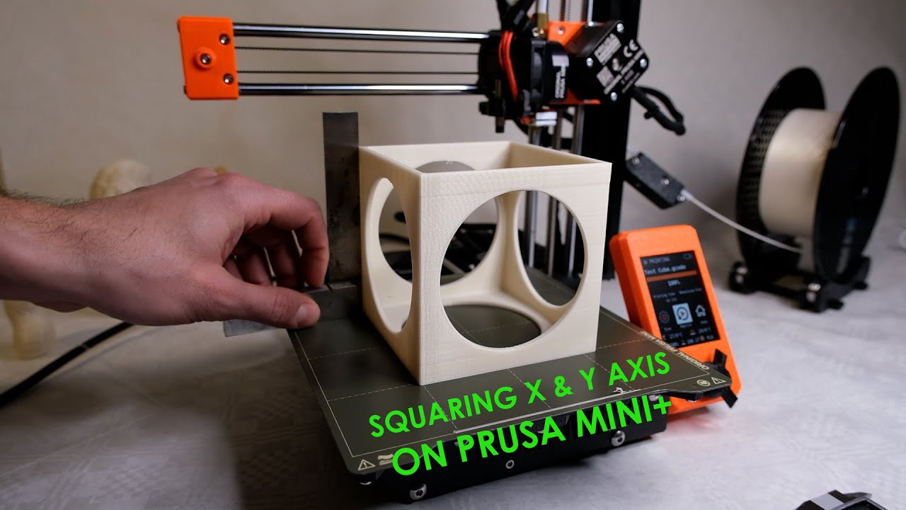 Prusa Mini + / Squaring X Y Axis Skew - YouTube