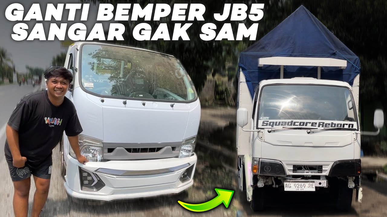 TRUK TUA PASANG VARIASI BEMPER JB 5 COCOK GAK‼️ - YouTube