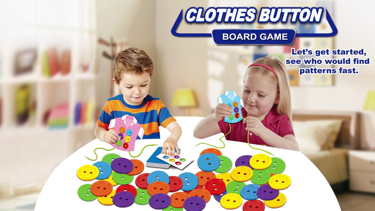 #5100 Cloth button(board game) - YouTube