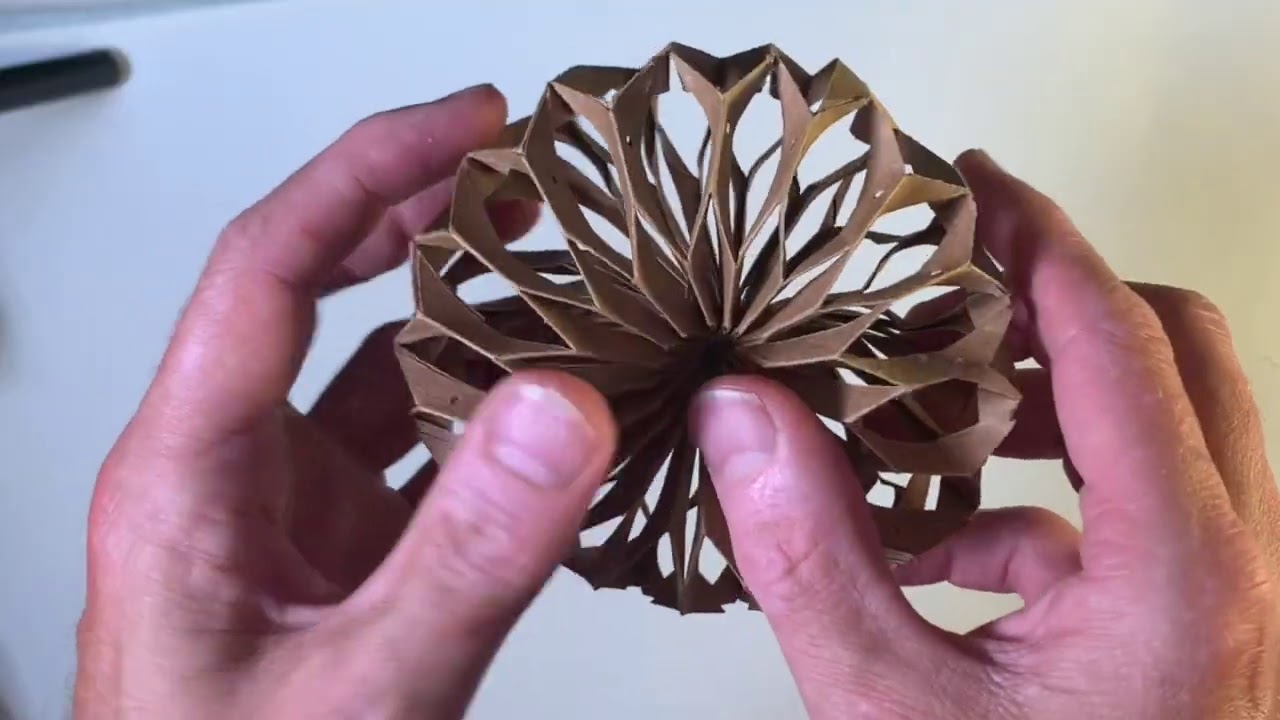 Infinity Origami Mandala Construction TUTORIAL - YouTube