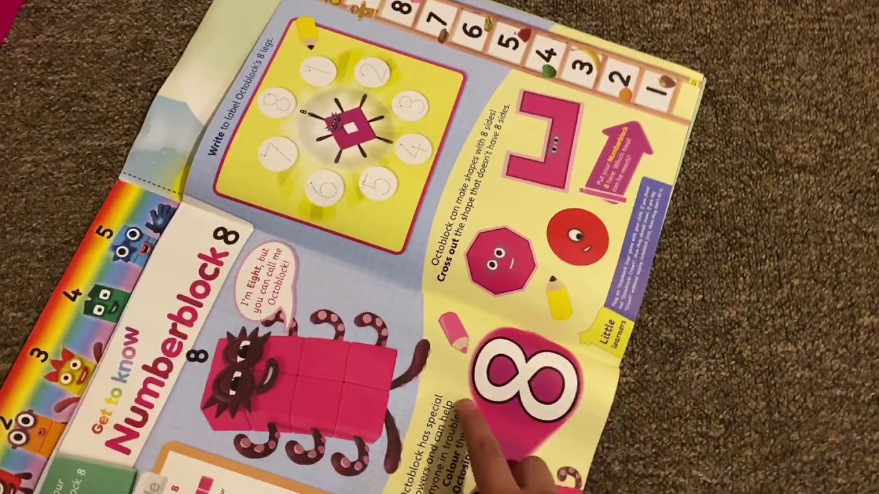 Number blocks 6-10 magazine issue 122 - YouTube