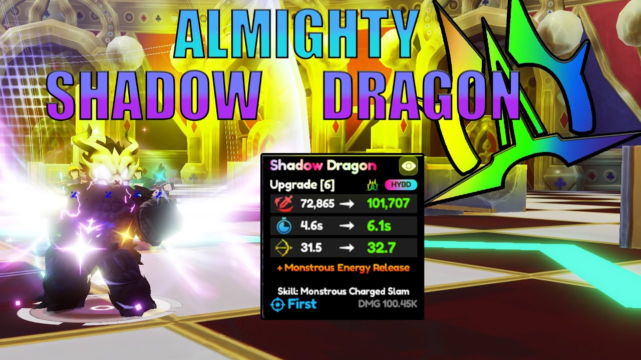 AMIGHTY SHADOW DRAGON SHOWCASE IN ANIME DEFENDERS! - YouTube