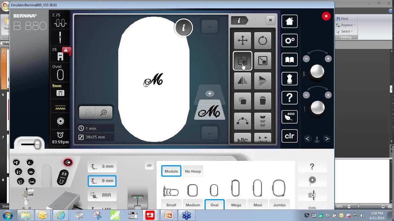 BERNINA Embroidery - Tool Tip - Lettering - YouTube