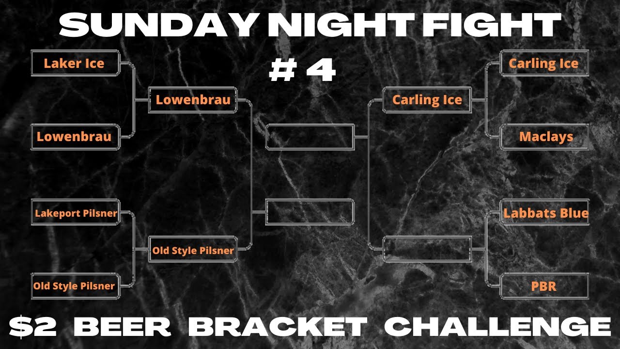 $2 BEER BRACKET CHALLENGE Part 4 - YouTube