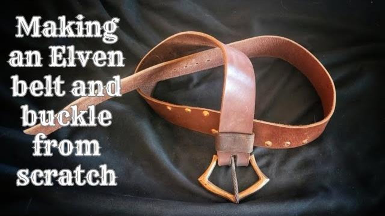 Crafting An Enchanting Elven Bronze Belt Buckle And Belt From Start To ...