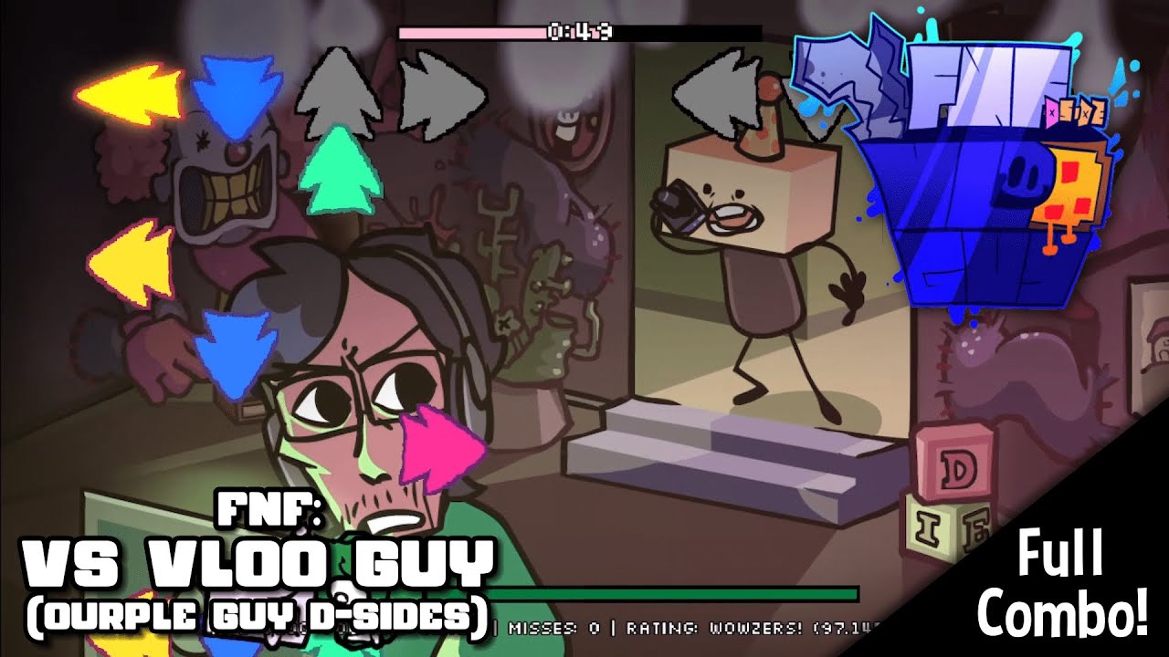 FNF: VS VLOO GUY (OURPLE GUY D-SIDE) FULL COMBO!!! | VLOO GUY, MARK ...