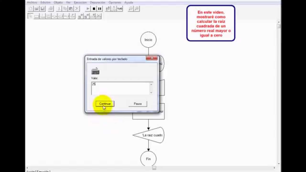 Calcular la raíz cuadrada en DFD - YouTube