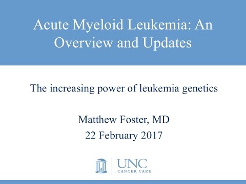 Acute Myeloid Leukemia: An Overview and Updates