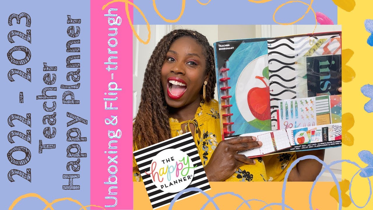 2022-2023 Teacher Happy Planner Unboxing & Flip-Through - YouTube