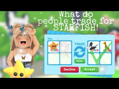 💕What do people give for a STARFISH in adopt me!《Roblox》 - YouTube