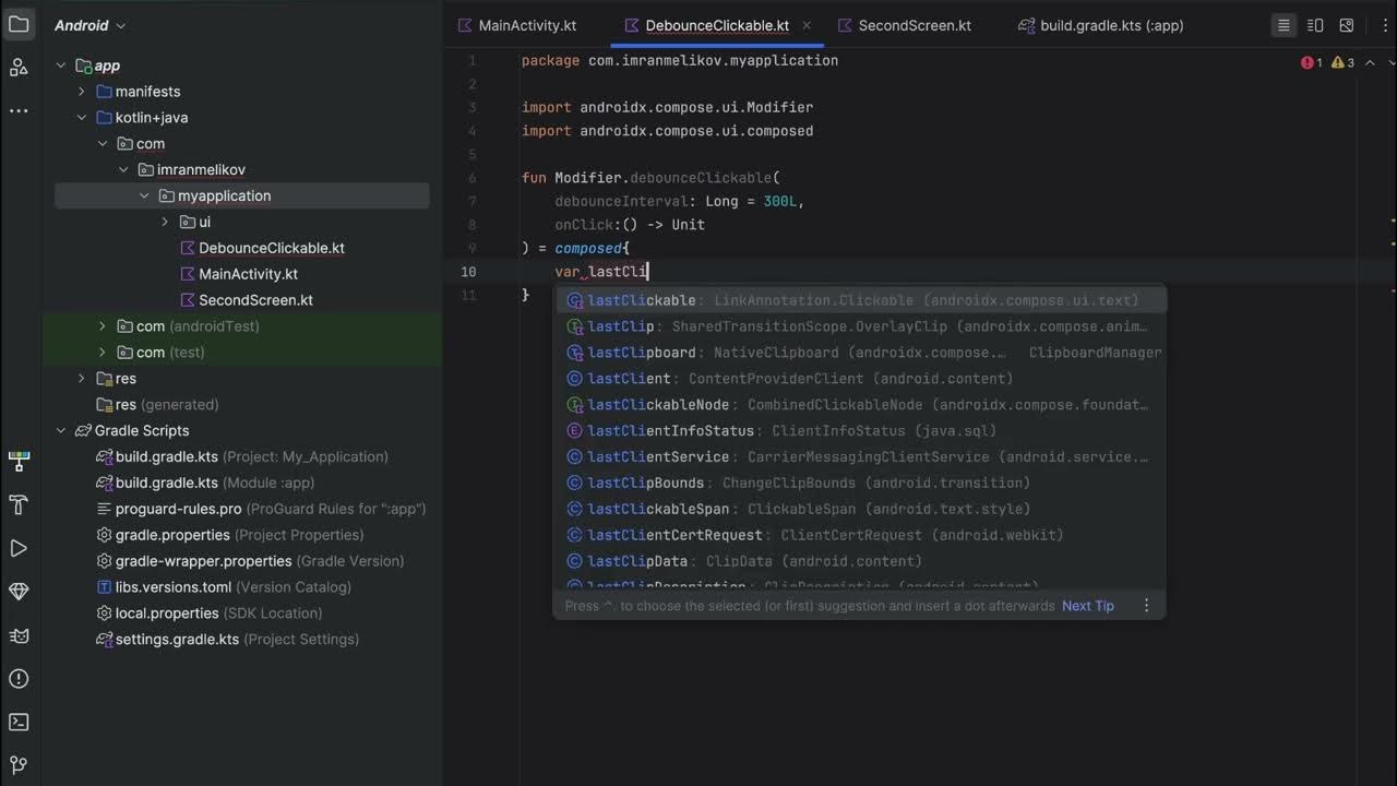 Jetpack Compose Double Click Bug.#jetpackcompose #android #androiddevelopers #development # ...