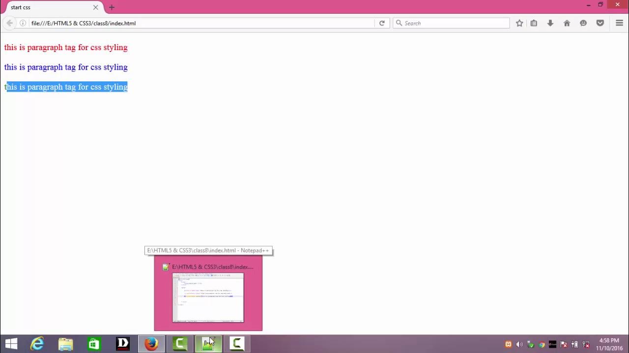html5 and css3 basic bangla tutorial part9 । Introduction css - YouTube