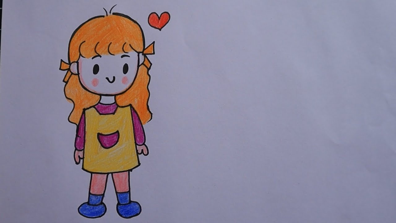 how to draw a simple DOL drawing very Easy Drawing - YouTube