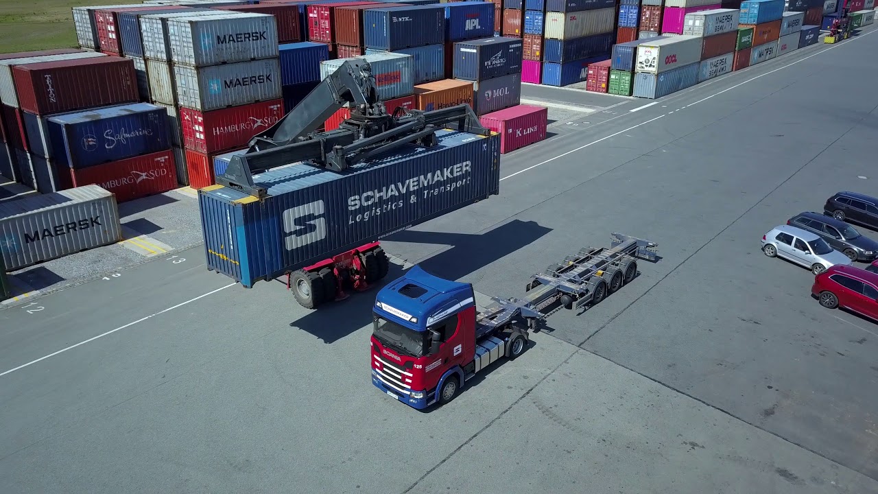 Schavemaker Invest container terminal 21.06.2019 - YouTube