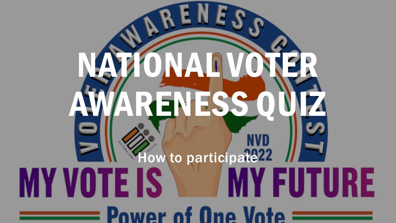 How to participate in National Voter Awareness Quiz - YouTube
