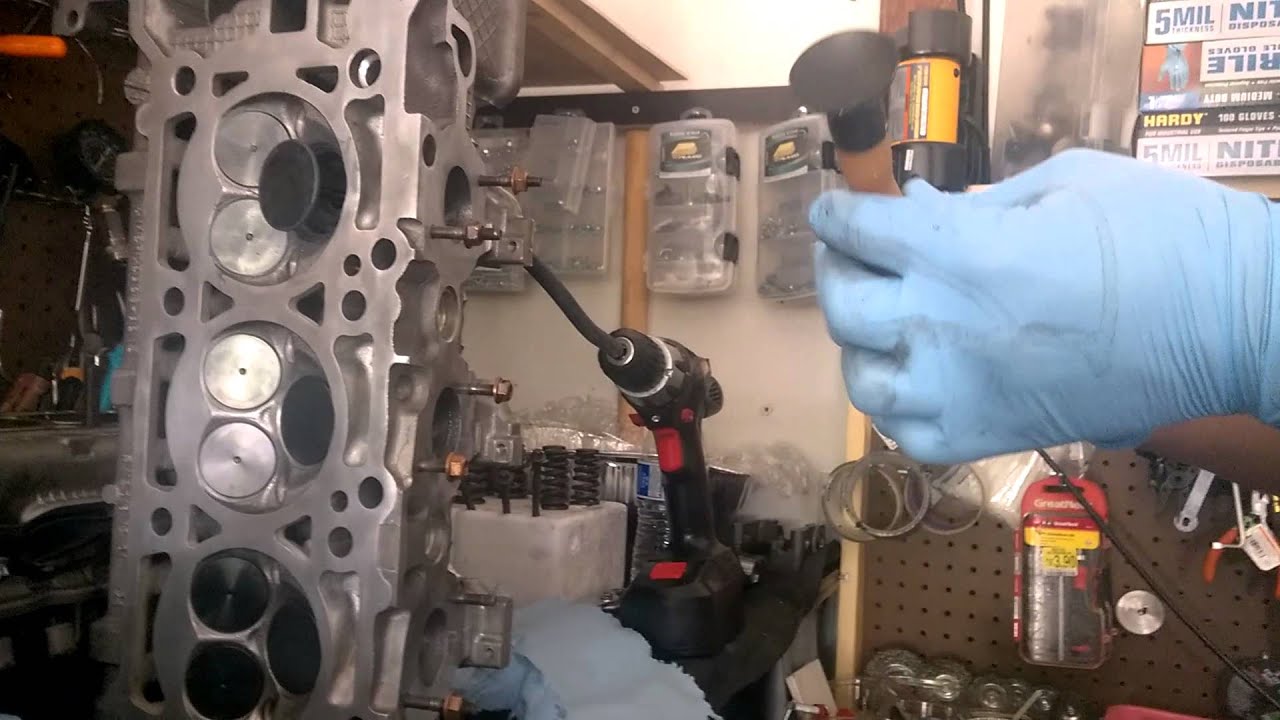 Valve lapping - YouTube
