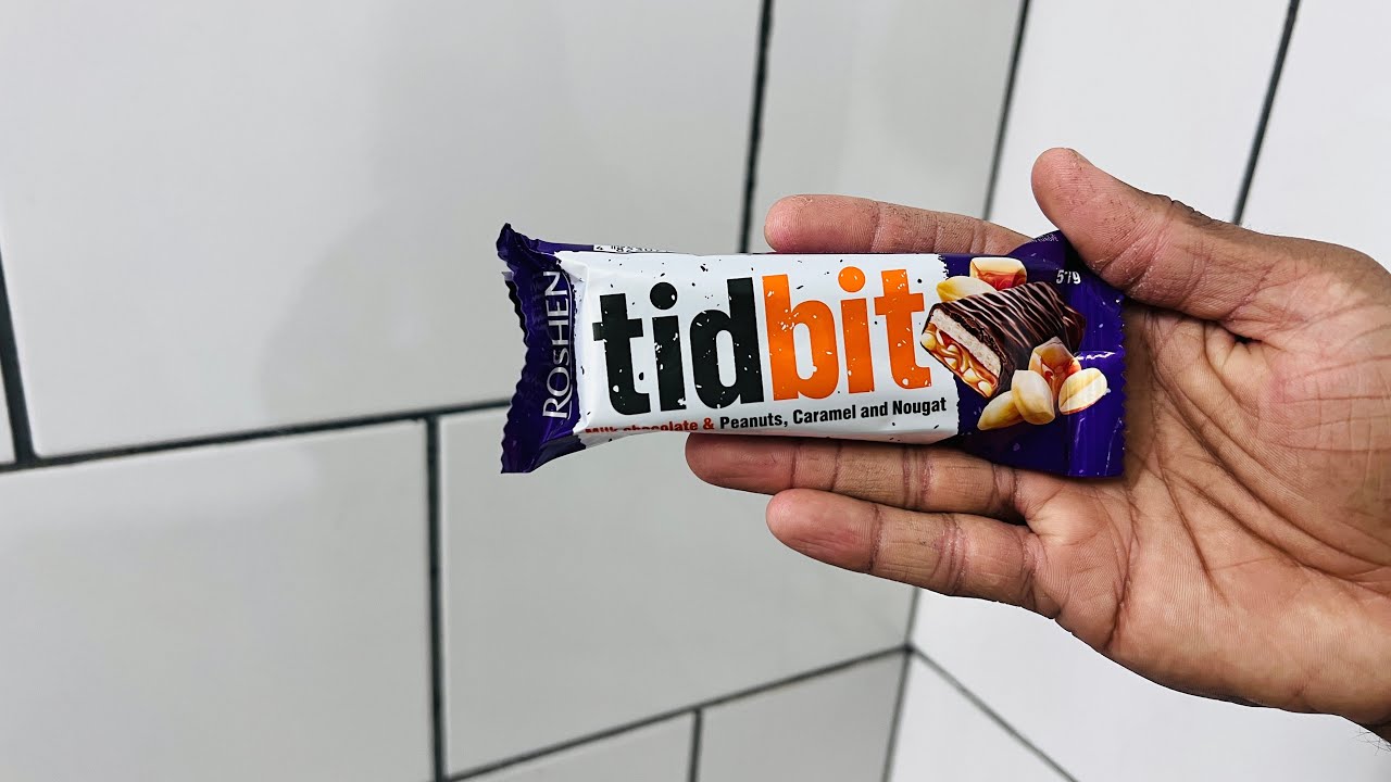 ROSHEN TIDBIT 🍫Milk chocolate, Caramel , Peanut , Nougat 😋#viral # ...