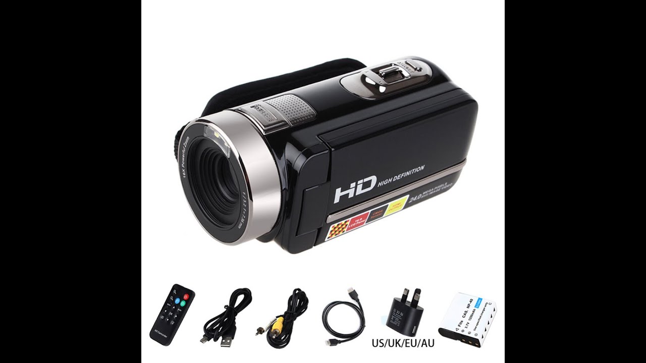 Videocamera cinese FULL HD Unboxing - YouTube