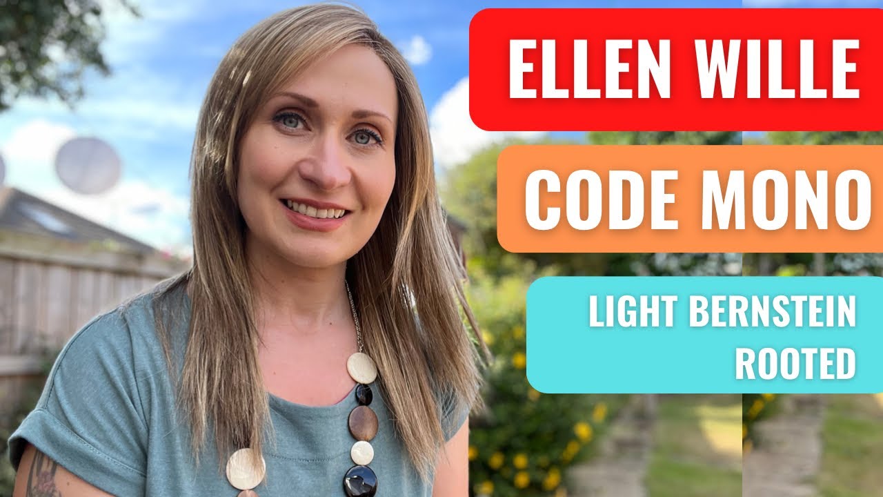 CODE MONO by Ellen Wille Hairpower collection | Light Bernstein Rooted 12.27.26 | #wigreview ...