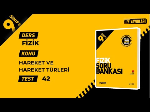 HIZ YAYINLARI 9.SINIF FİZİK SORU BANKASI TEST-42