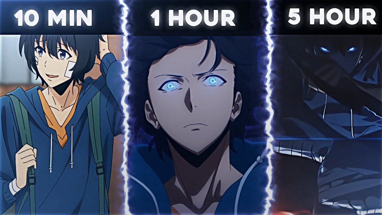 Solo leveling VVV - 10 min vs 1 hour vs 5 hour editing challenge ...