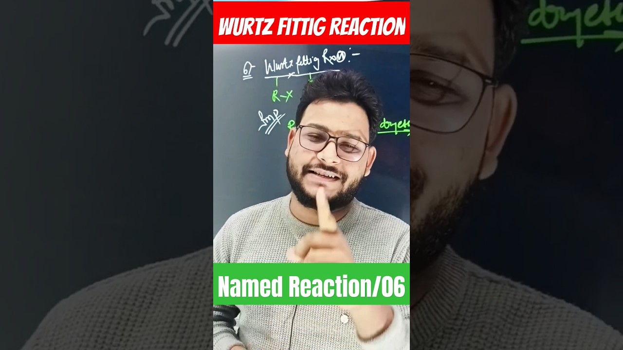 wurtz fittg Reaction||Named Reaction||06/#neet #organicchemistry #class12 #shorts_ - YouTube